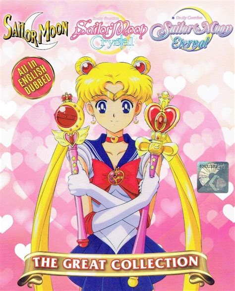 Dvd Anime Sailor Moon Complete Collection Episodes Movies English Dubbed Etsy