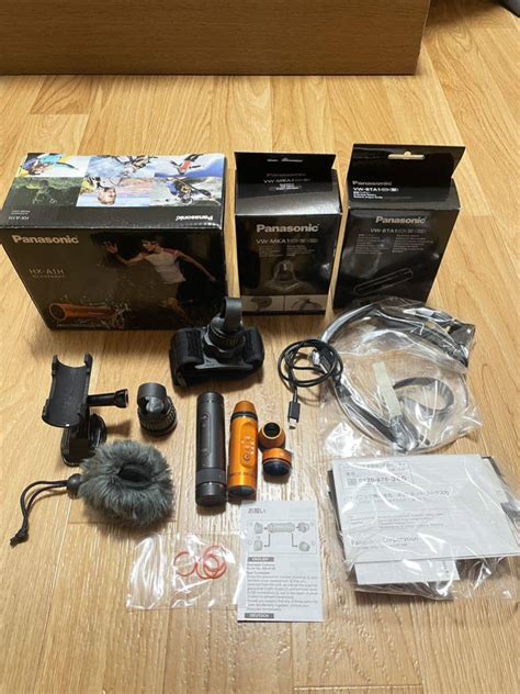 yahoo オークション パナソニック hx a1h とオプション品セット
