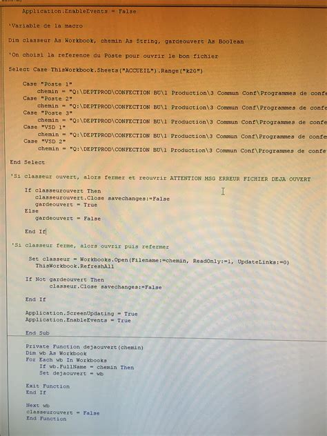Problème vba Résolu Forum VB VBA