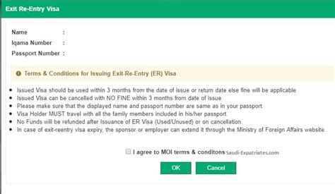 Exit Re Entry Visa Rules Conditions And Fee In Saudi Arabia Saudi