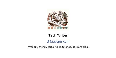 tech writer gpts features and functions examples and prompts gpt store