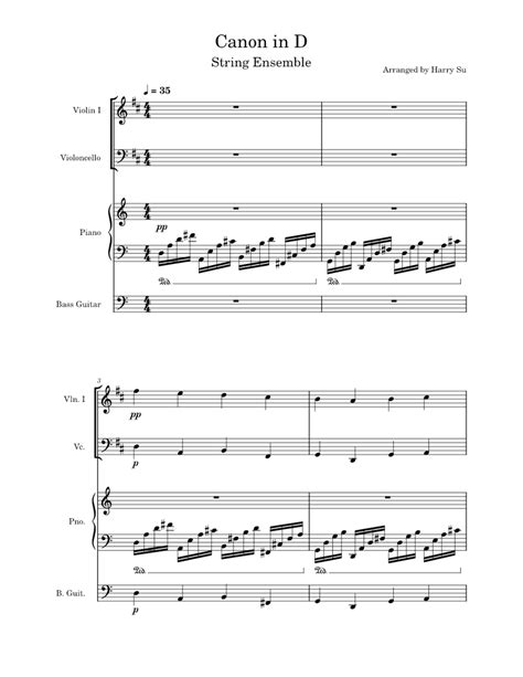 Canon In D Johann Pachelbel Piano Tutorial