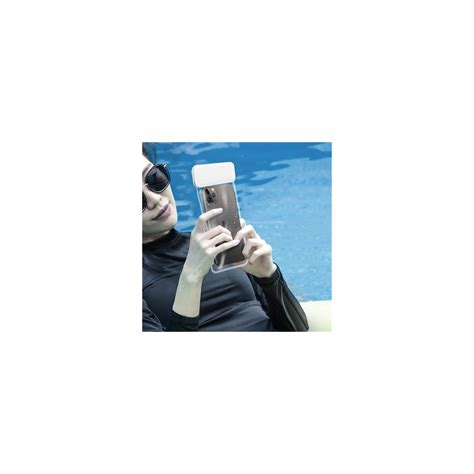 BASEUS FUNDA PROTECTORA UNIVERSAL PARA TELÉFONO IPX8 7 2 COLOR BLANCO