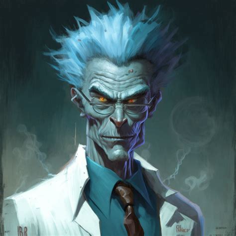 Рик Санчес в стиле Джеральда Брома Rick Sanchez Rick Рик рик рик