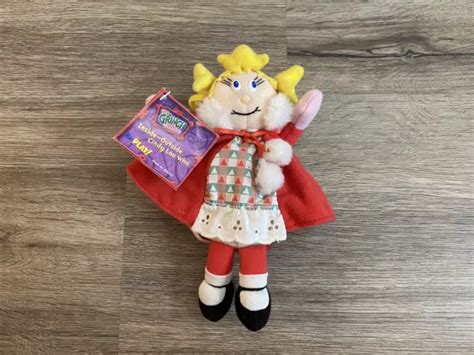 Rare Dr Seuss How The Grinch Stole Christmas 2000 Cindy Lou Who Plush