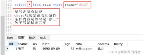 数据库 简单查询数据库查询 Csdn博客