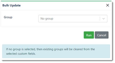 Grouping Custom Fields Fyi