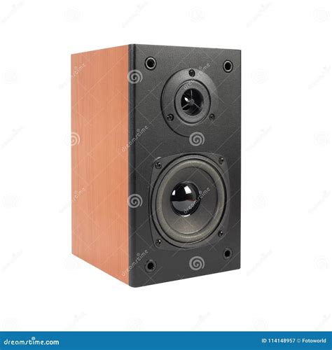 Music And Sound Loudspeaker Enclosure Isolated Stock Image Image