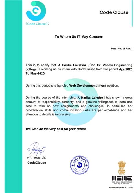 Harika Adi On Linkedin Internshipcompletion Webdevelopment