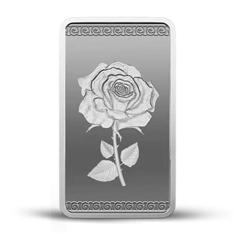 Mmtc Pamp 50gm ROSE 999 9 PURITY SILVER BAR Size 47 X 27 Mm Weight