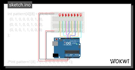Prj20 Array2d Wokwi Esp32 Stm32 Arduino Simulator