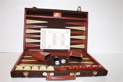 Vintage Portable Aries Backgammon Set By Jaanasvintage On Etsy