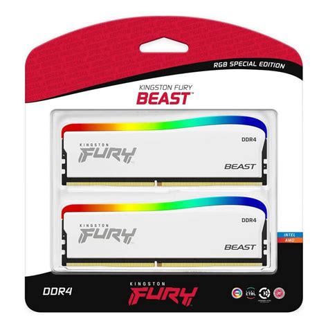 Kingston Fury Beast Rgb 32gb 2x 16gb Ddr4 3200mhz Desktop Memory Se