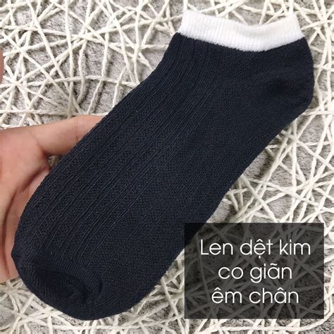 Mua Tất cổ ngắn nữ vớ cổ thấp nam Hàn Quốc chất đẹp dày dặn kiểu trơn vớ thời trang nam nữ