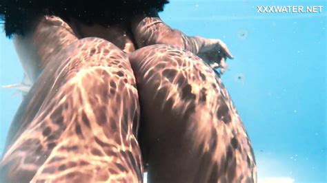 Sensational Venezuelan In Poolside Swim Session