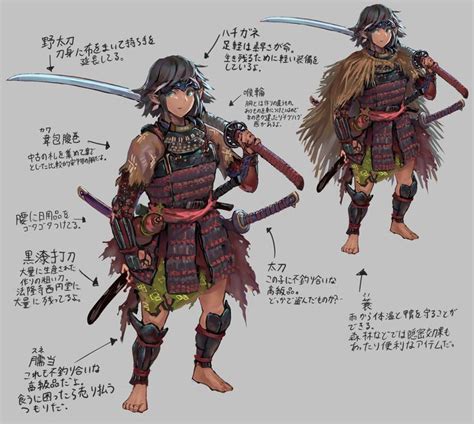 「和風キャラ」おしゃれまとめの人気アイデア｜pinterest｜shinpei Ishibashi ファンタジーのキャラクターデザイン