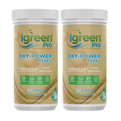Igreen Pro Oxy Power Plus Oxygen Bleach X 2 Igreenpro The First