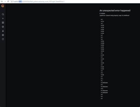 Cannot Read Property Map Of Undefined · Issue 143 · Flantgrafana Statusmap · Github