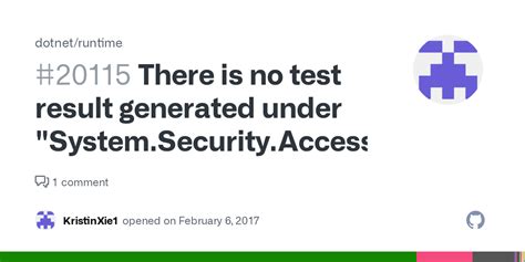 There Is No Test Result Generated Under System Security AccessControl Tests