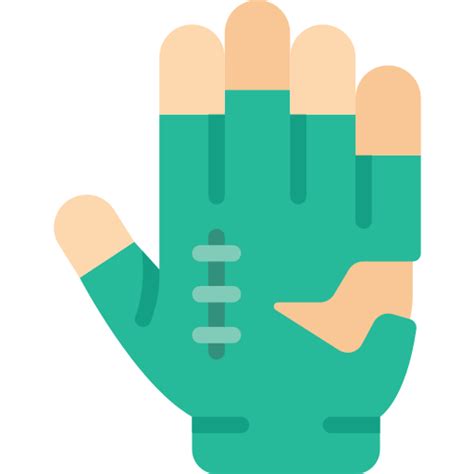 Fingerless Gloves Basic Miscellany Flat Icon