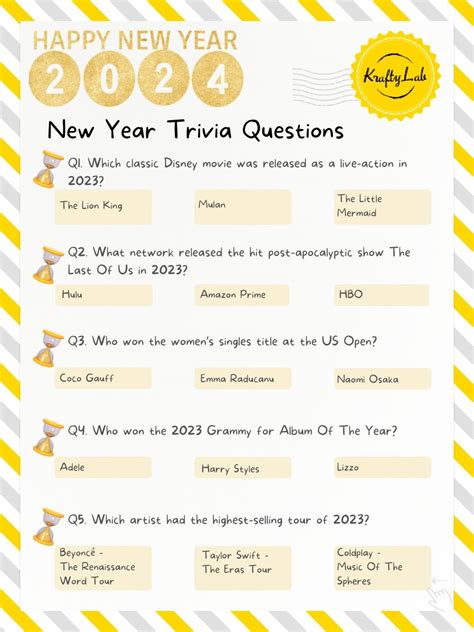 FUN NEW YEAR'S TRIVIA QUESTIONS AND ANSWERS FOR THE OFFICE| FUNNY GAMES FOR GROUPS| HOLIDAY ...