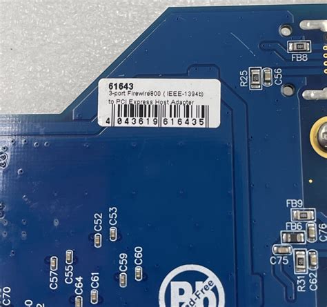 Firewire 800 Fwb Pcie1x21b 3 Port Ohci 1 2 To Pci Express X1 Host Card