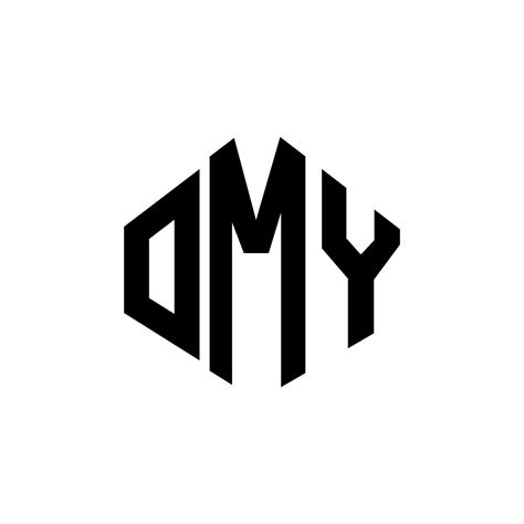 Omy Brief Logo Design Mit Polygonform Omy Polygon Und Würfelform Logo Design Omy Sechseck