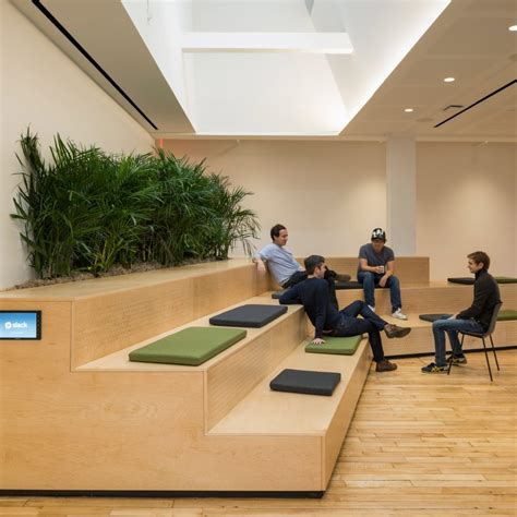 Colourful Booths Furniture And Cables Enliven Slacks Toronto Office