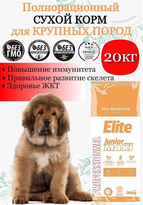 Корм сухой для щенков и молодых собак крупных пород Flatazor Elite ...