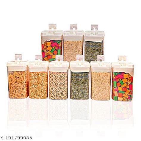 Snap Lock Kitchen Containers Set Of 9