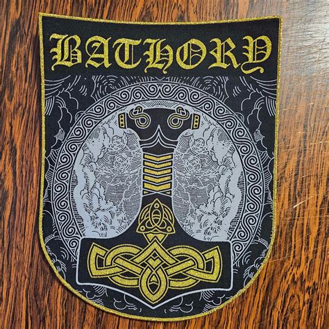 Bathory Mjolnir Woven Back Patch Starside Relics