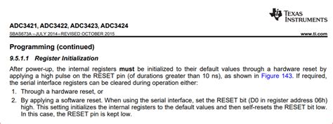 Adc3443 Registers After Power Up Data Converters Forum Data
