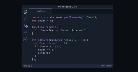 Monospace Theme By Keksi Vs Code Themes