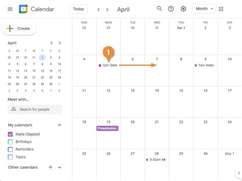 Edit Events CustomGuide
