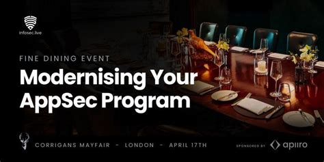 Join Apiiros Appsec Event In London Posted On The Topic Linkedin