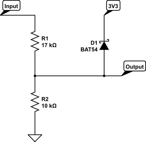Comparator Input Circuit For GPIO Of A 3 3v Tolerant Microcontroller Electrical Engineering