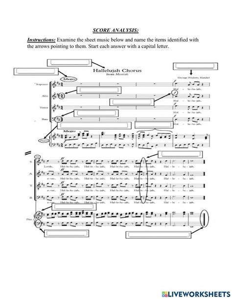 Score Analysis Online Exercise For Live Worksheets