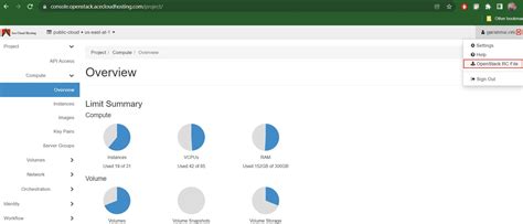 Make Openstack Accessible Through Cli Real Time Cloud Services Llc