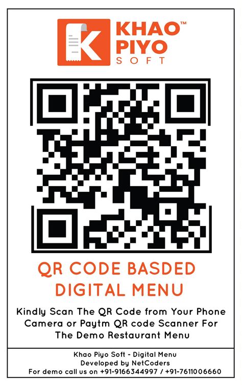Qr Code Based Digital Menu Netcoders