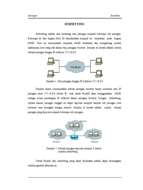 Modul Ip Addres 2 Pdf Komputer