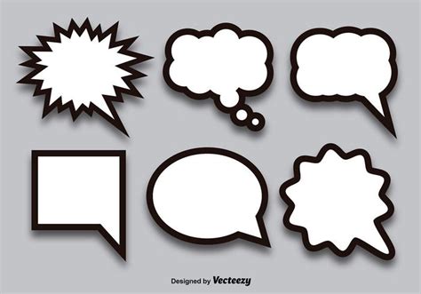 Blank Callout Set 100858 Vector Art At Vecteezy