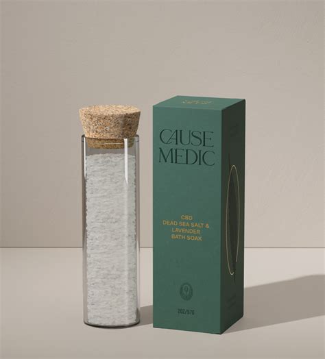 Cbd Dead Sea Salt And Lavender Soak 1 Serving 2 Oz Causemedic