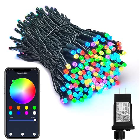 Smart Christmas Lights 108FT 300 RGB LED String Lights Color Changing