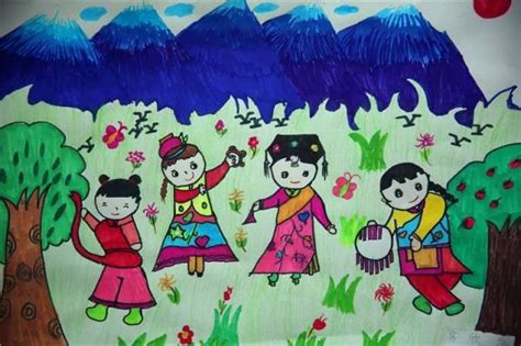 快乐一家亲儿童画范画一家亲简单画全家福第2页大山谷图库