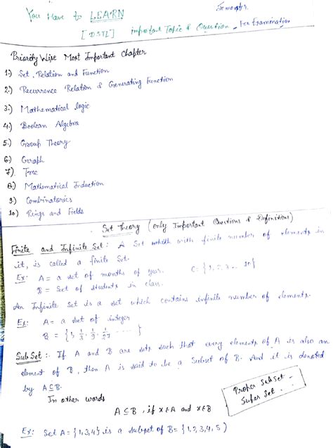 Set Theory Pdf Bachlor Of Technology Studocu