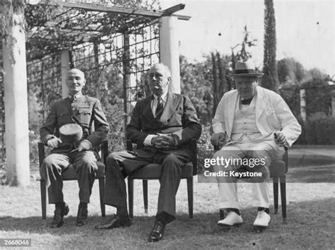 Churchill And Franklin D Roosevelt Photos And Premium High Res Pictures