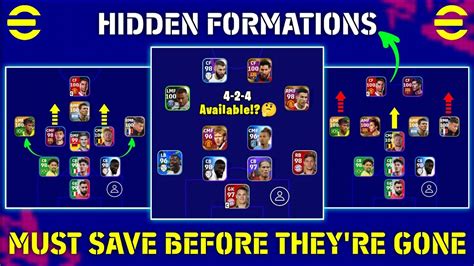 Top 15 New Formations Update In Efootball 2023 Mobile 4 2 4