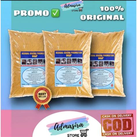 Jual HGP Herbal Premix Grow Promotor Ternak 1kg Jamu Ternak Shopee