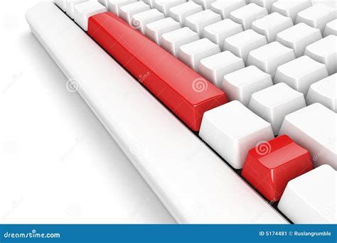 Keyboard With Exclamation Mark Stock Illustration Illustration Of