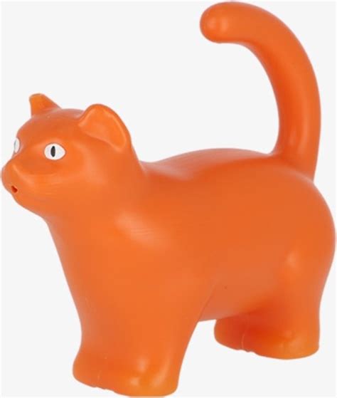 Esschert Design Gieter Kat 1 5 Liter Oranje Bol